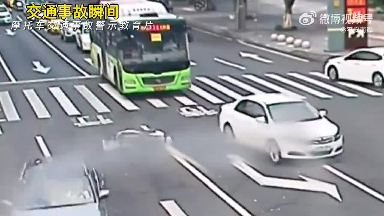 摩托车交通事故警示教育片(视频)