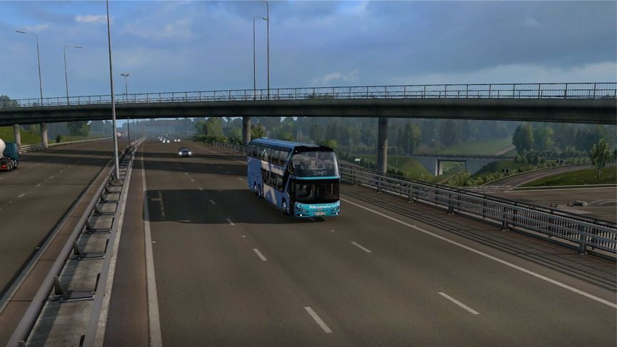 欧洲客车模拟:继续遨游在英国的伦敦环城高速