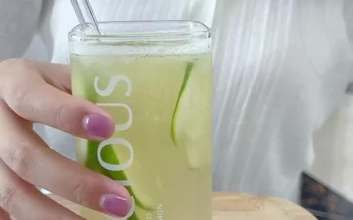两分钟快速柠檬绿茶 适合懒人和上班族#自制饮品