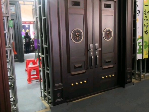 天津铝合金庭院门 电动双开门 农村花园对开门 欧式推拉门 厂家定做