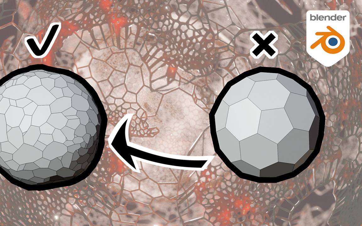 ߔ� 细胞 不規則 六边型 多边型 / Blender 教程 / 几何节点 / Geometry ...