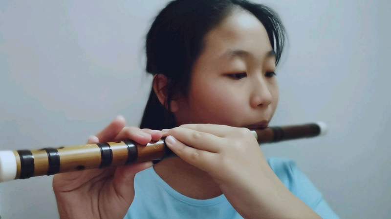 《每当我走过老师窗前》G调竹笛练习 小学生对老师的尊敬和爱