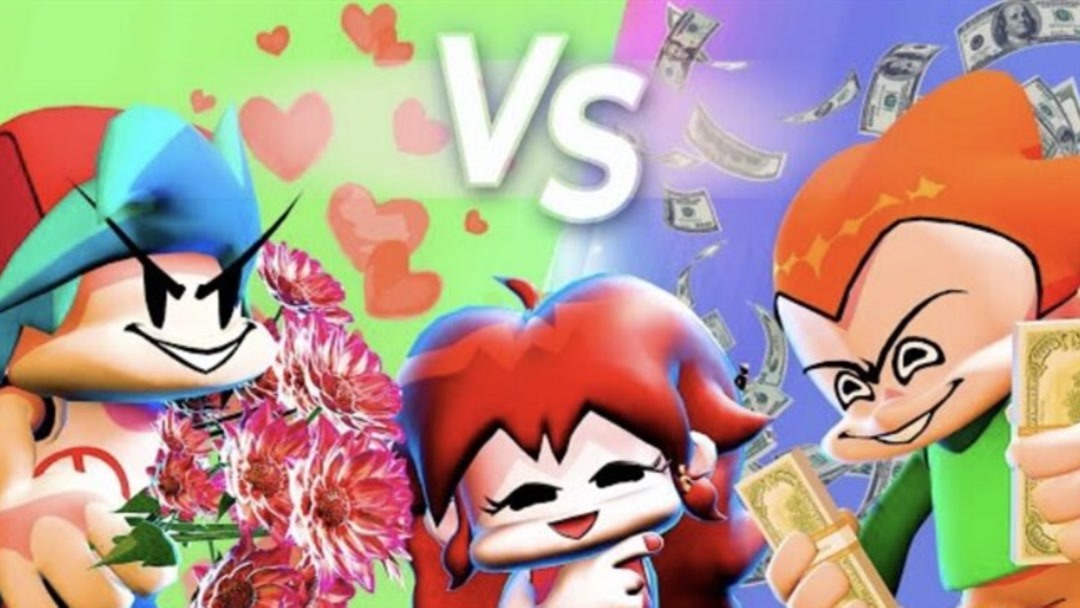 周五夜放克:bf和pico求爱记,两人斗的欢,结果被骷髅头抢先了!