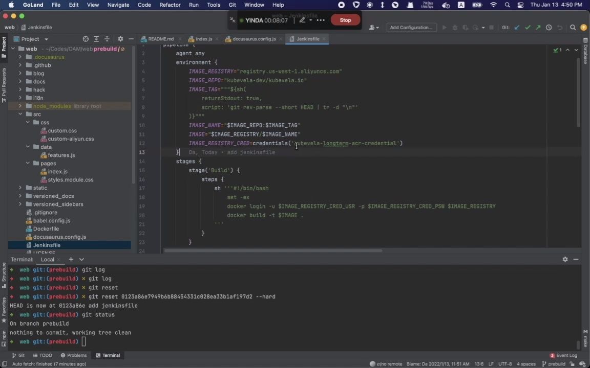 《实践案例:使用Jenkins CI/CD 和 KubeVela UI 部署静态网站》