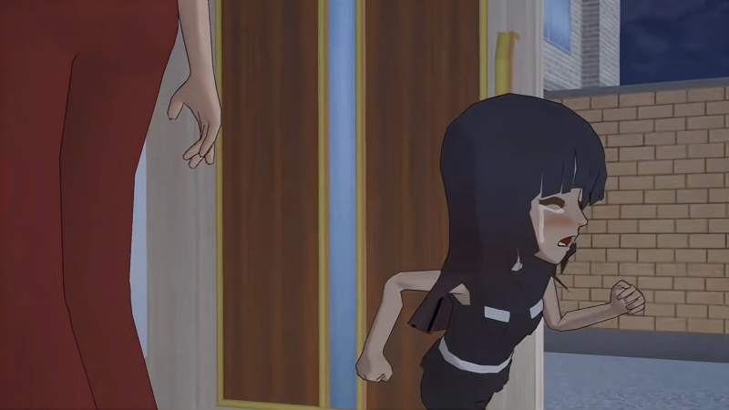 樱花校园模拟器:独居的孩子(二)小花彻底无家可归