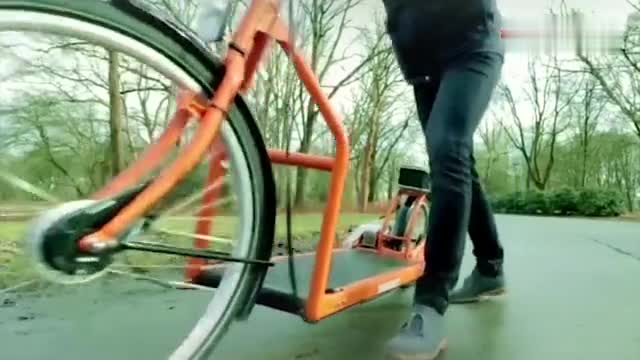 这个自行车设计的太有创意了