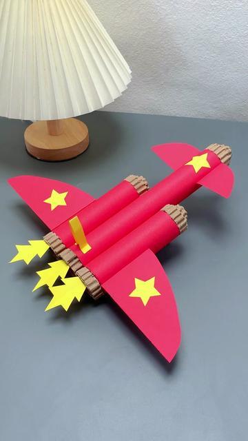 国庆节做个火箭飞模型亲子手工,国庆节手工