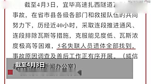云南威信一隧道瓦斯爆炸事故致7死 失联人员遗体全部找到