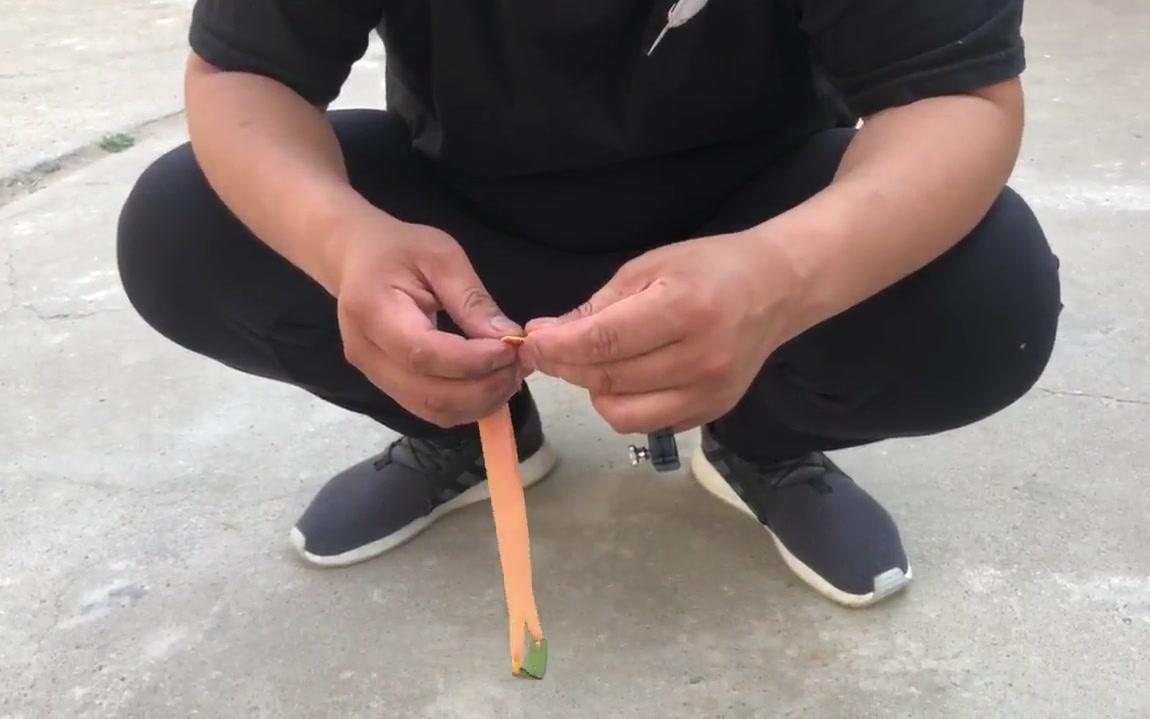 【图吧日常】19包邮的弹弓白送的无架指环弓