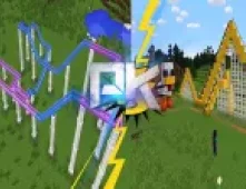 我的世界:老师教你建过山车的标准流程!真香啊!