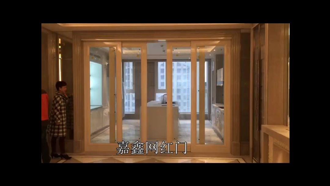 嘉鑫自动门 网红门 推拉门 地弹簧