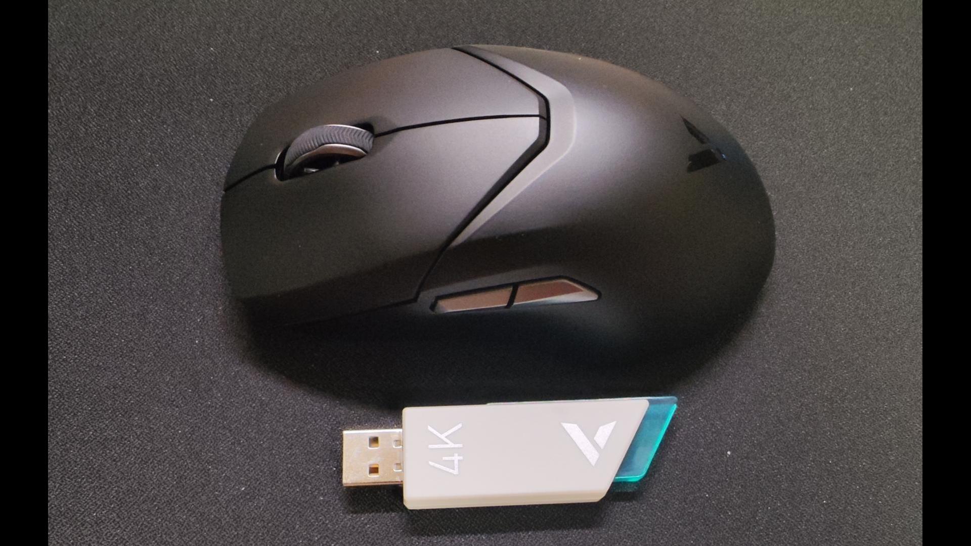 ...率+QI无线充电,雷柏VT9无线鼠标套装上手体验(附更换4K接收器教学)