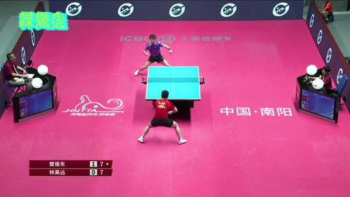 樊振东与林高远的比赛,击球声音咋有种穿云裂石的感觉呢