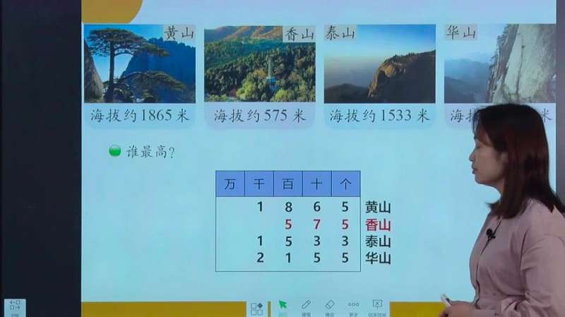 二年级数学下册万以内数的比较2教学辅导微课