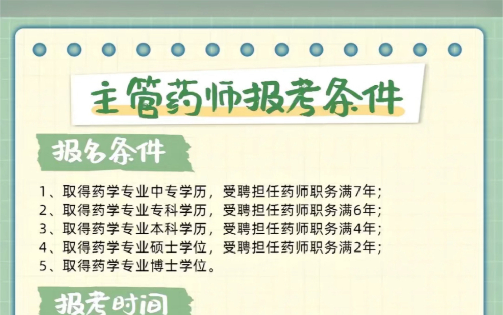 药剂士、药师、主管药师报考条件来咯#药剂士 #药剂士报考条件#药师...