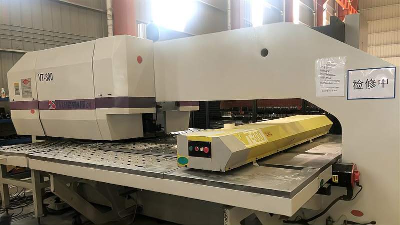 二手～金方圆数控冲床、数控转塔冲床VT300～冲板试机