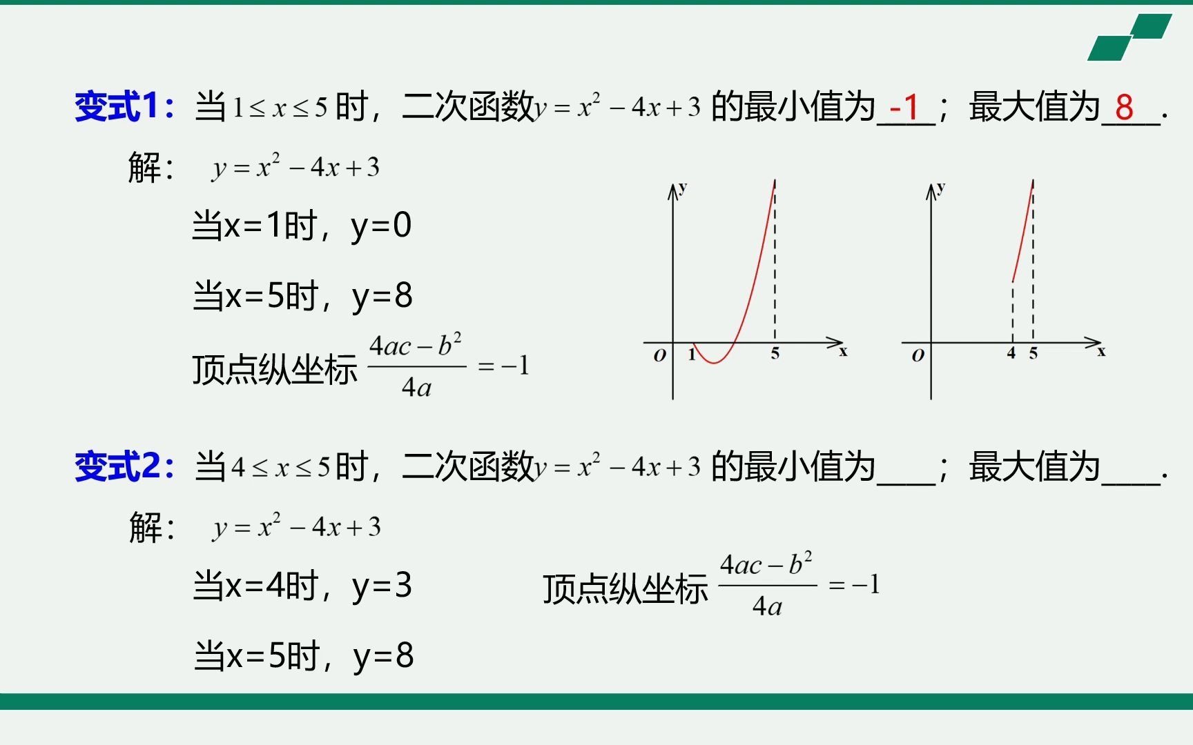 二次函数常考题型及易错点梳理