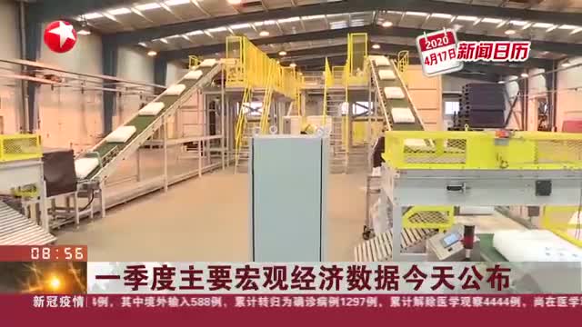 一季度主要宏观经济数据今天公布