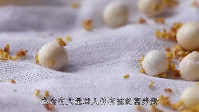 芡实也叫鸡米头,居然生长在水里,有水中人参的美称