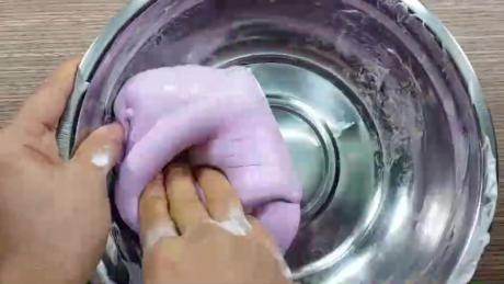 最简单的起泡胶做法!只需4种材料,小白也会做,无胶水无硼砂