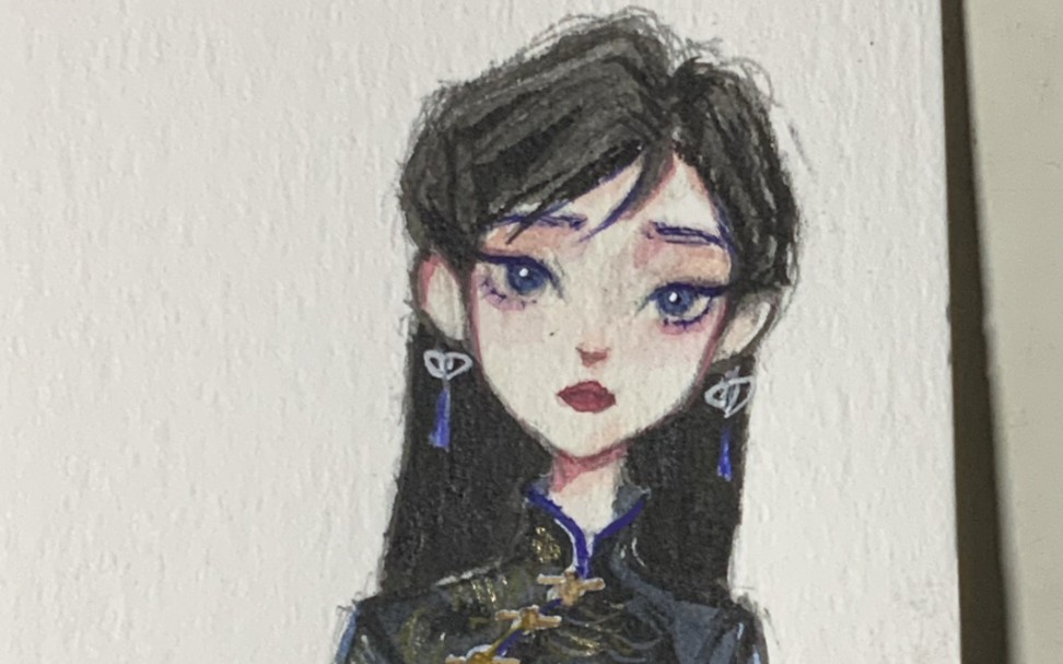 动手画一个水彩女儿的简单介绍的教程!还有就是这件衣服叫什么来着?