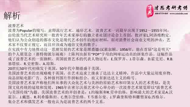 2019年北京电影学院考研模拟题答题内容