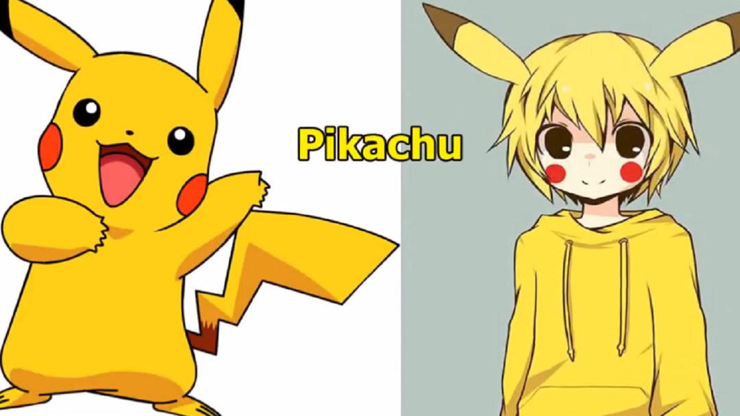 皮卡丘拟人化居然是这样?最后一个简直萌化你的心!