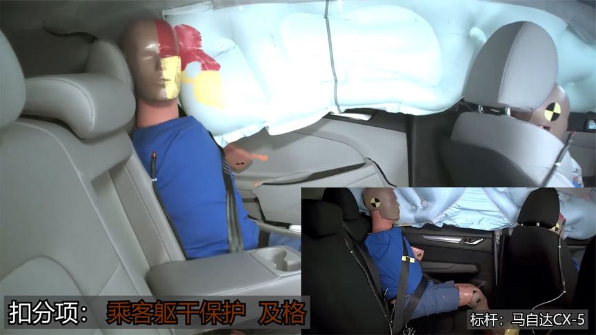 现代途胜(2021美规)IIHS新标侧面碰撞测试,对比CX-5,差距巨大