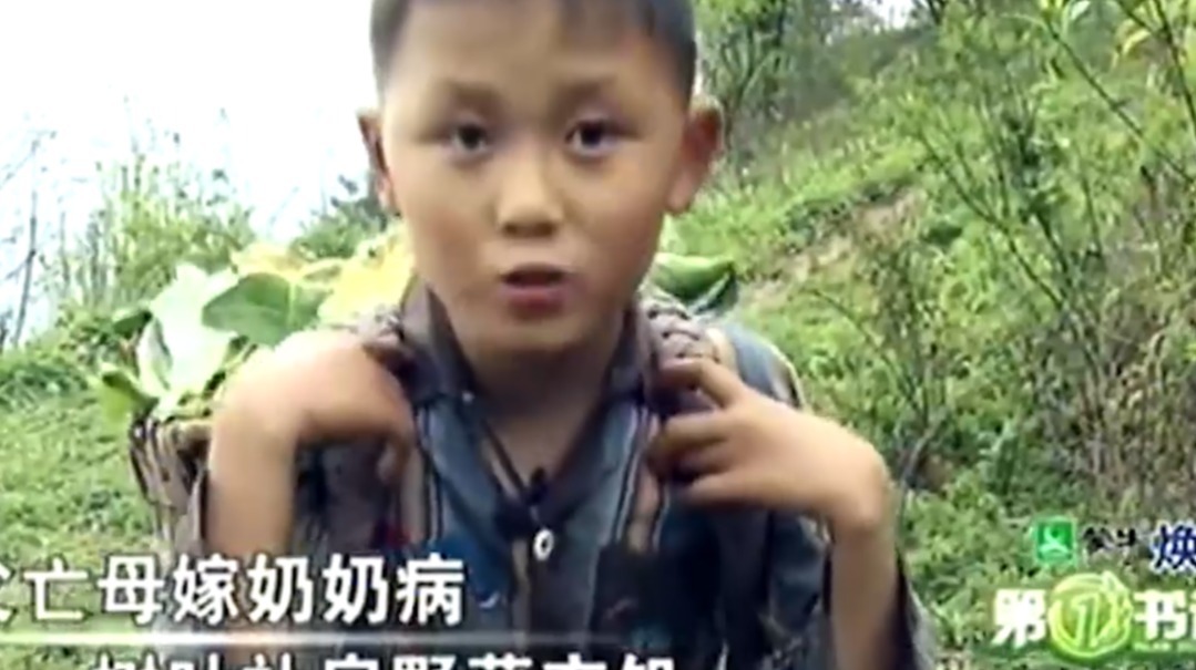 第一书记:男孩父亲早亡妈妈改嫁,与奶奶相依为命,靠挖野菜充饥