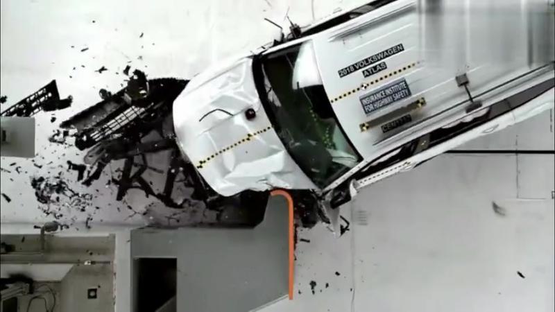 大众途昂安全碰撞测试,全方面了解碰撞过程