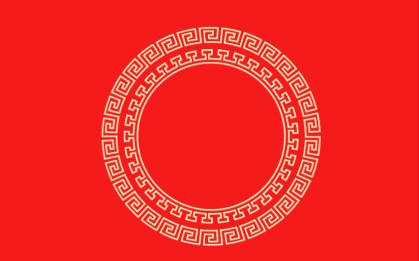 【AI案例教程:每日一练第100天】中国传统圆形图案矢量图的制作方法...