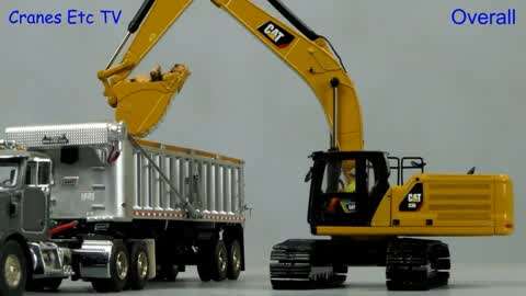 【工程机械比例模型】凯特彼勒336型挖掘机1:50比例模型开箱