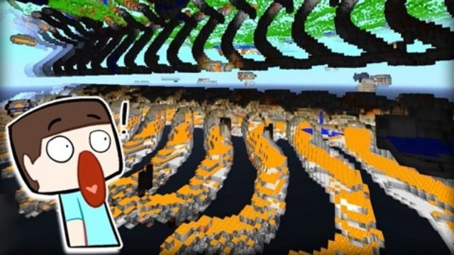 我的世界:MC地形最震撼的种子,出现的原因至今未解