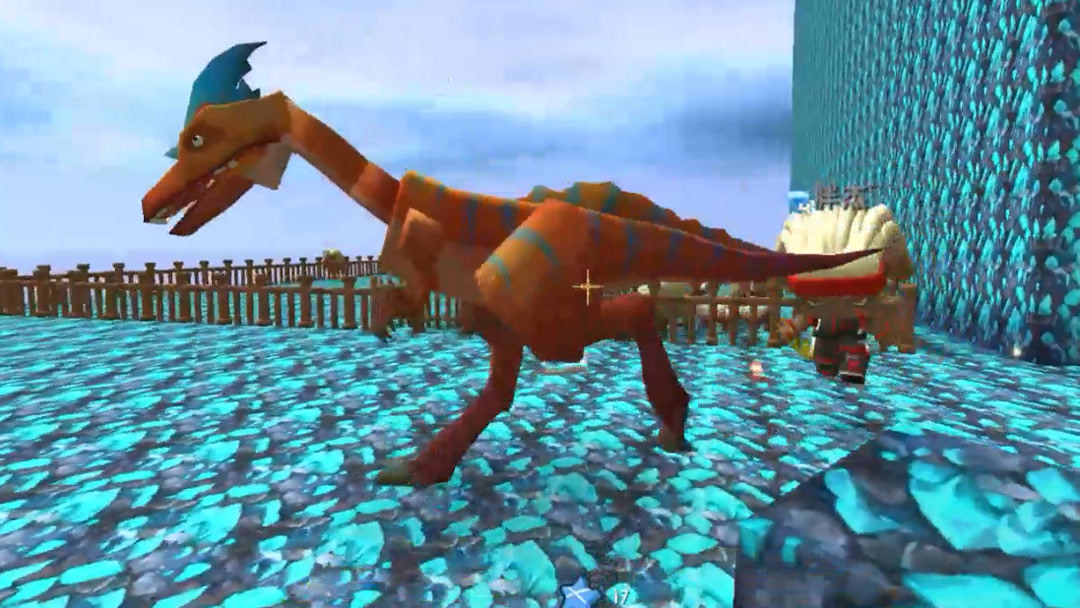 迷你世界钻石大陆要驯服迅猛龙可真不容易