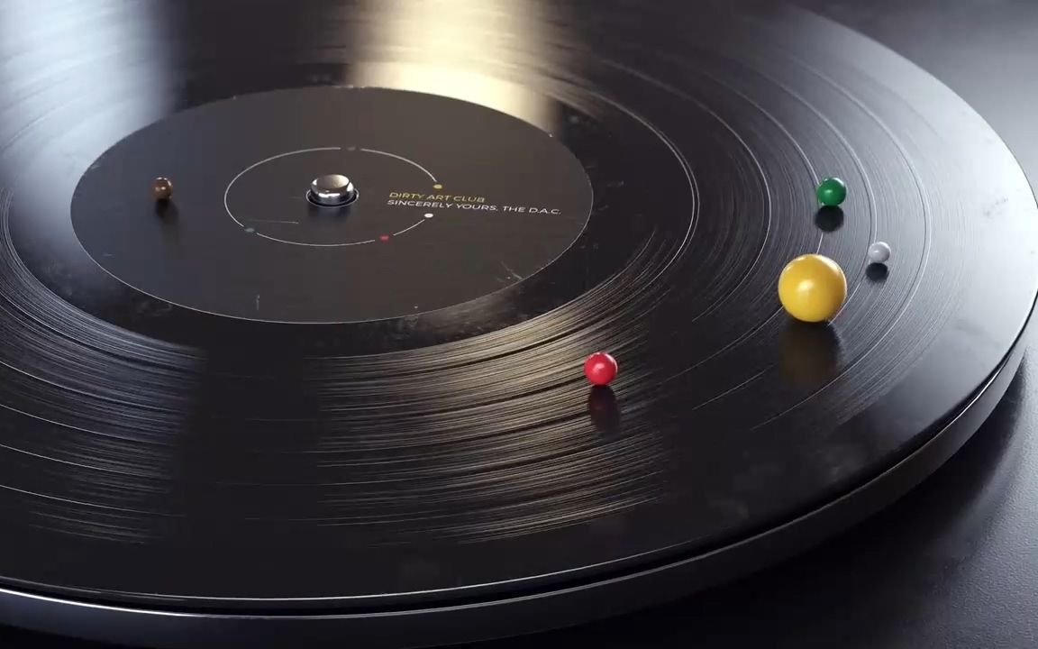 【C4D】【艺术】没点音律、搭色、图形动效、功底,怎么能做此等...