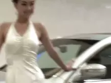 车展美女车模实拍.
