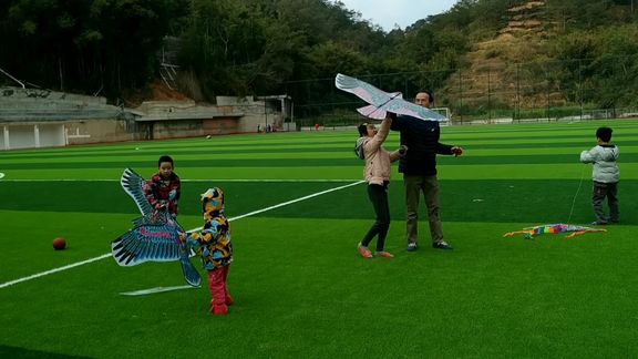 特别时期,大年初三继续不出门,每人一只风筝自找乐趣