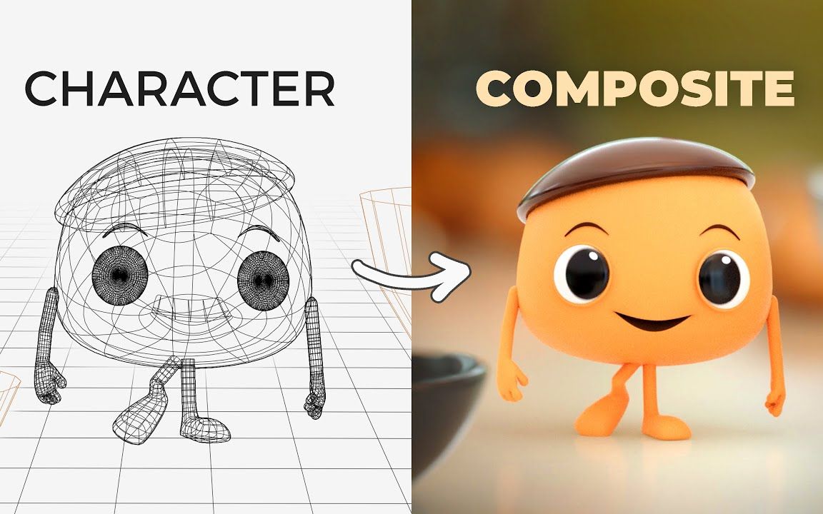 iBlender中文版插件 跟我学简单案例 卡通角色模型建模 动画绑定 ...