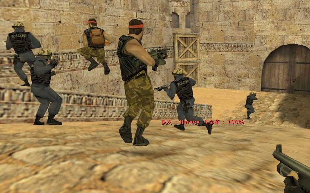 当CS所有武器射速百倍+无限子弹之后!