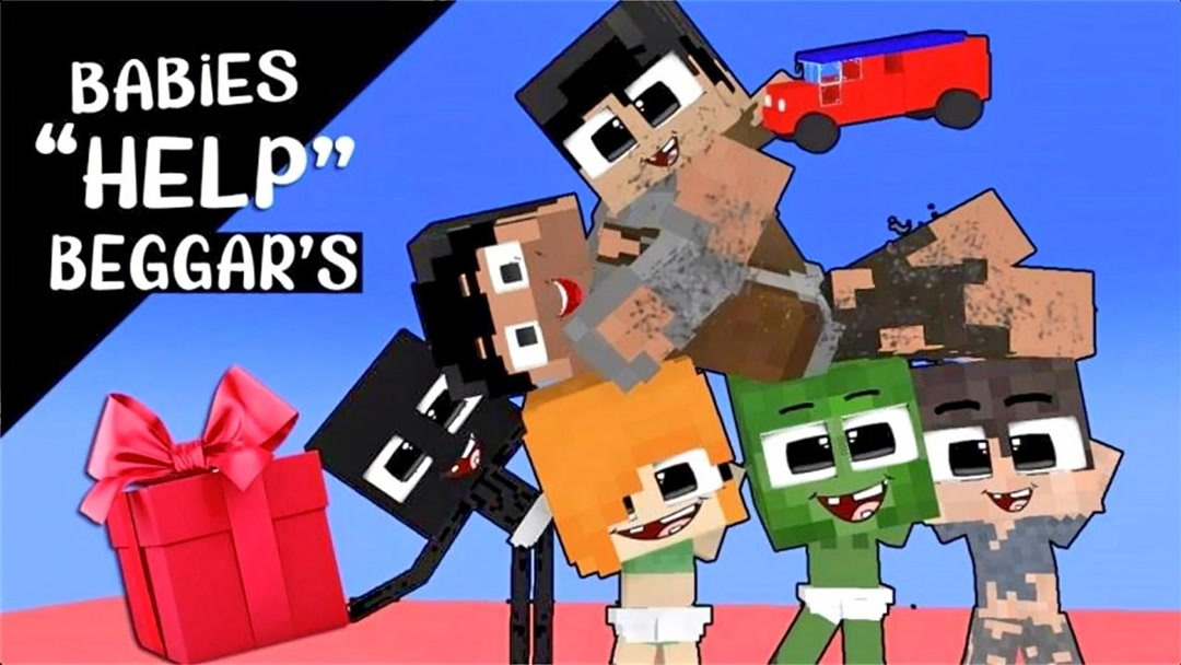 怪物学校动画:怪物给无家可归的孩子发礼物