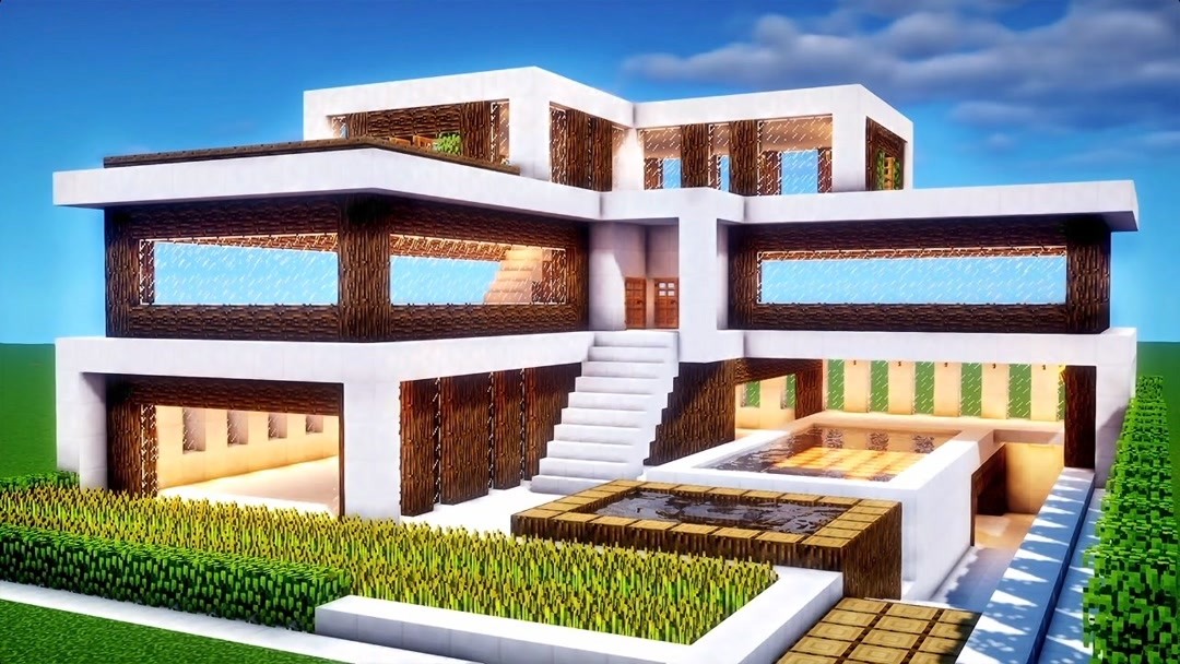如何建造一座现代化房子 34【我的世界】【JUNS_MAB的建筑世界】