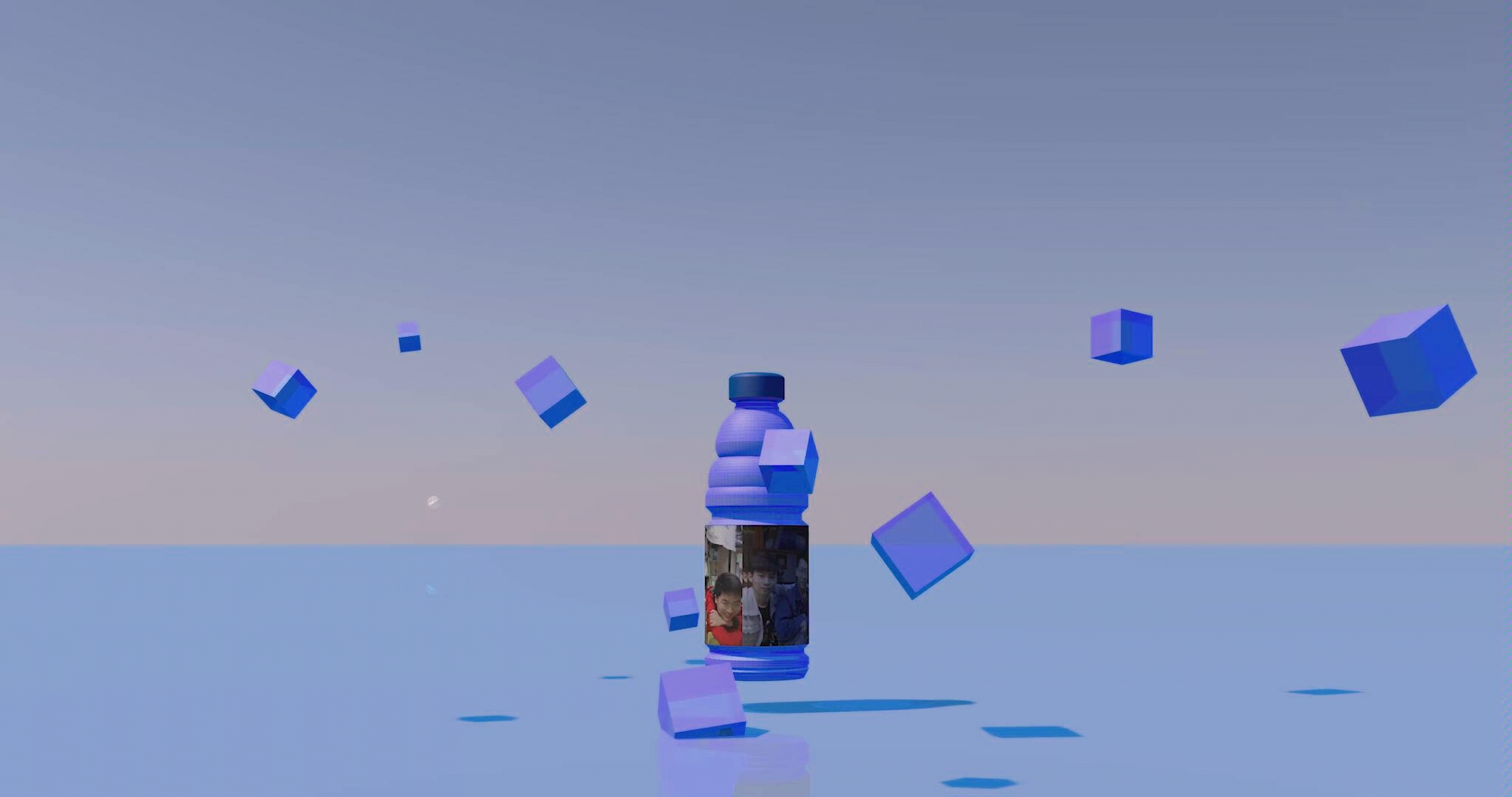 [C4D]c4d制作饮料瓶动画