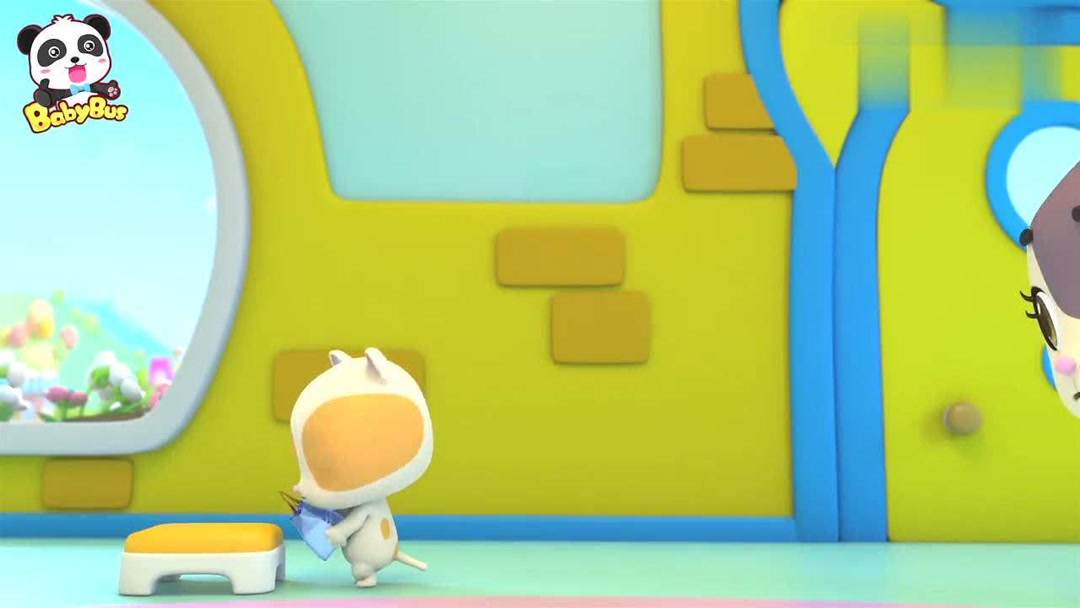 小朋友乘坐巴士要系安全带,不要随意走动,儿童安全教育动画片。