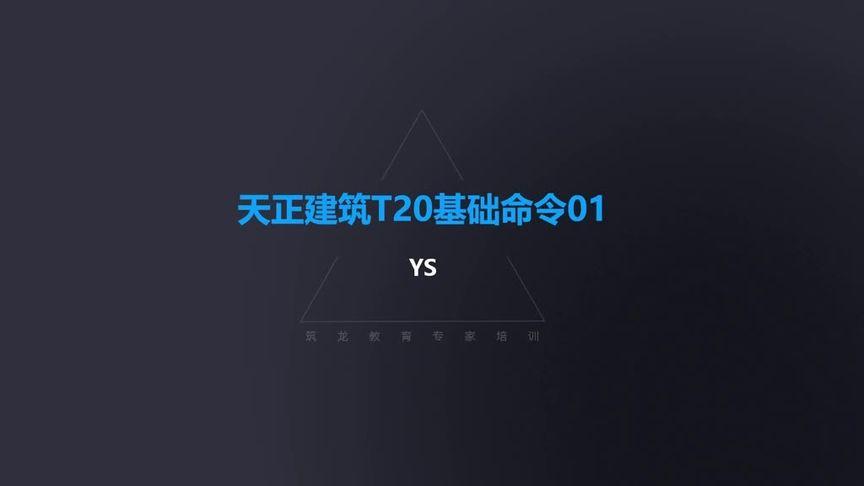 天正建筑T20基础命令2