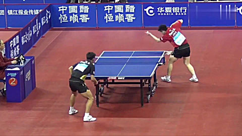 乒乓球:观众们最佳的视角!樊振东火力全开,张继科也不甘示弱!