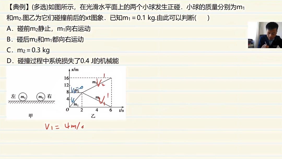 高考物理:发生正面碰撞的小球问题,高考真题实战解析