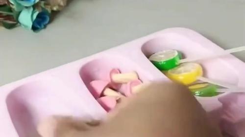 自制创意模具冰淇淋,简单又好吃,从冰箱一拿出来就被抢光