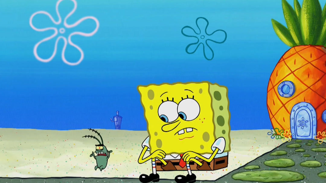 海绵宝宝:痞老板疯狂的锤海绵宝宝和派大星