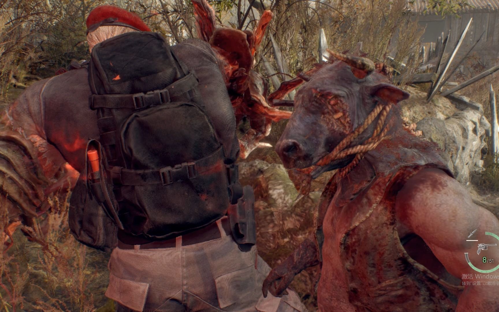 究极无敌全屏手刀,【生化危机4重置版】终极修改器究极神克劳萨秒天...