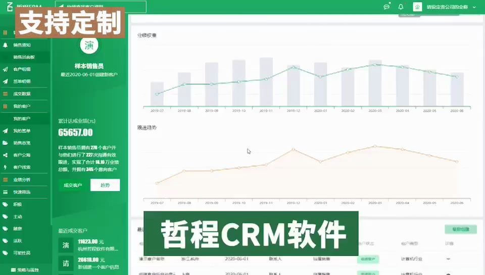 免费的客户管理软件-销售管理系统